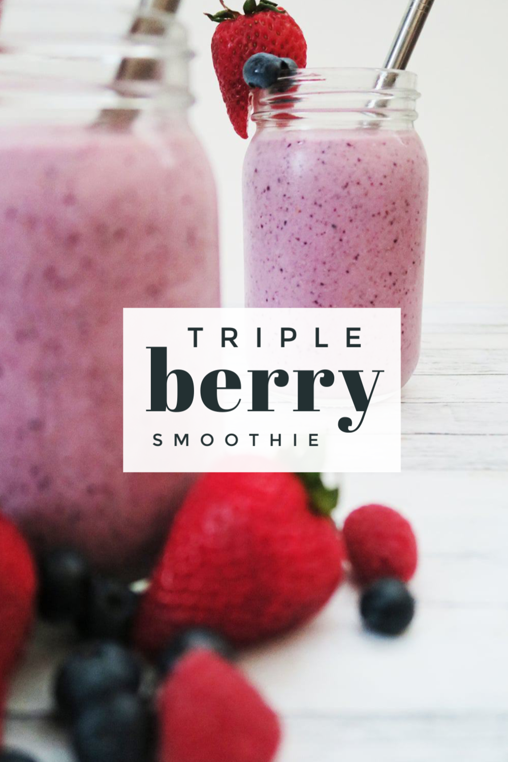 Three Berry Smoothie with Almond Milk Recipe - Bird's Eye Meeple